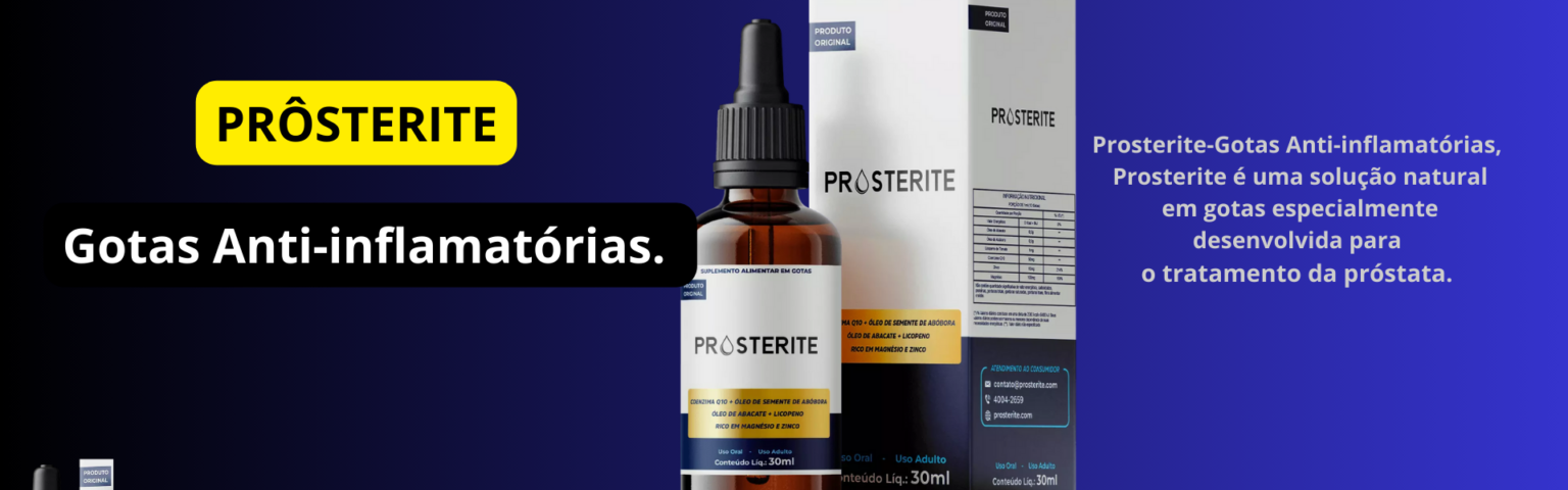 Prosterite-Gotas Anti-inflamatórias. - Nature Boa Saúde / Ervas Medicinais.